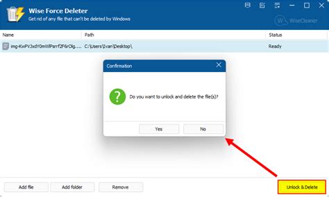 2 1 Delete Files · Wise Force Deleter Manual