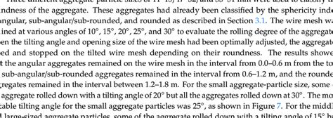 Aggregate Roundness Classification Download Scientific Diagram