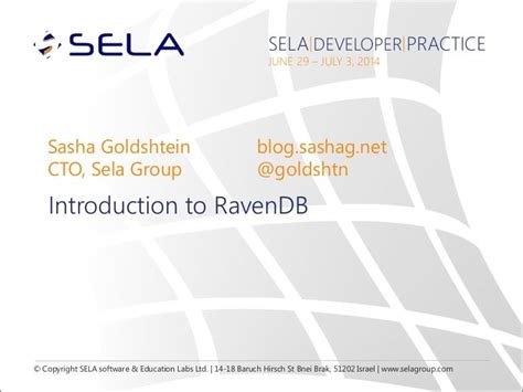 Introduction To Ravendb