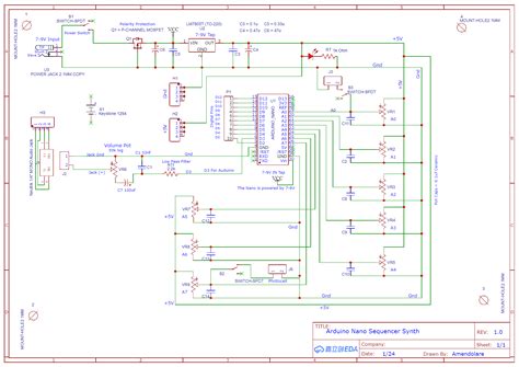 Help Checking Schematic Arduino Nano Audio Sequencer General Guidance Arduino Forum