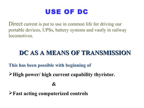 HVDC Vs HVAC Ppt PPT