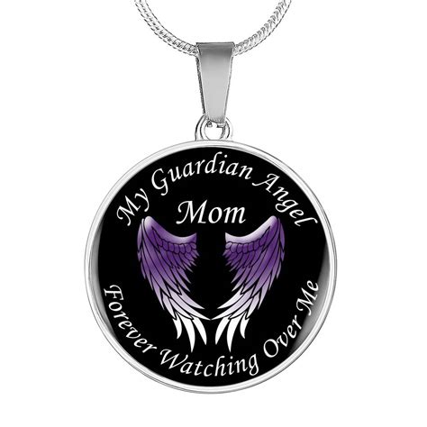 Mom Guardian Angel Necklace Teepoem Ltd