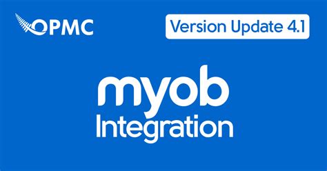 Myob Integration Version New Feature Update And Bug Fixes