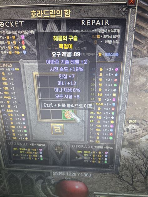 아마존아뮬좀 봐주세요 디아블로2 득템and자랑 게시판 디아블로2 인벤