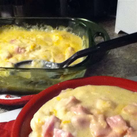 Mashed Potato And Ham Casserole