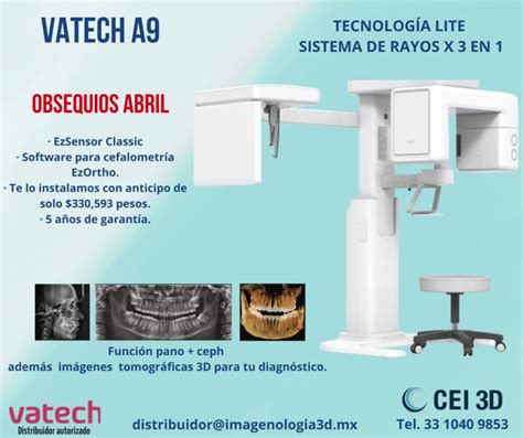 equipa tu clínica o centro radiológico con el equipo vatech a9 y ofrece