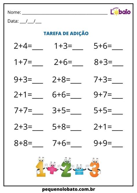 35 Atividades de Matemática para Alunos TDAH para Imprimir