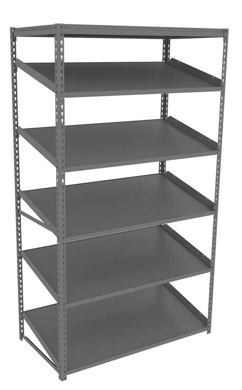 Tennsco ZT7 4824S 5 Z Line Sloped Shelving Starter Unit
