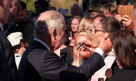Hilarious Moment Well Wisher Gives King Charles A Pen Just In Case