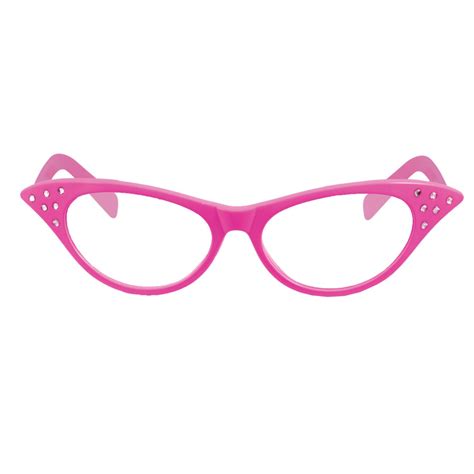 Pink Glasses For Fancy Dress And Costumes Cazaar