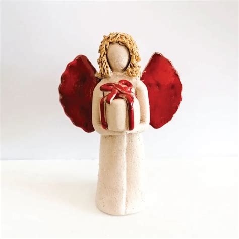 Anjo da Dádiva Vermelho SweetSheep Festa Cake Design Giftshop