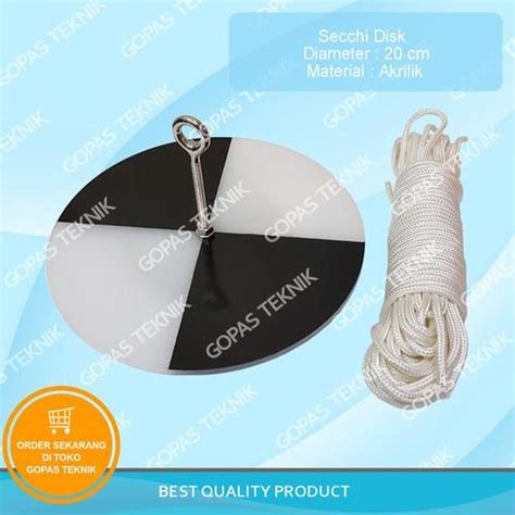Jual Secchi Disk Untuk Mengukur Kekeruhan Air Secchi Disk 20 Cm Jakarta Selatan Bella Casaa