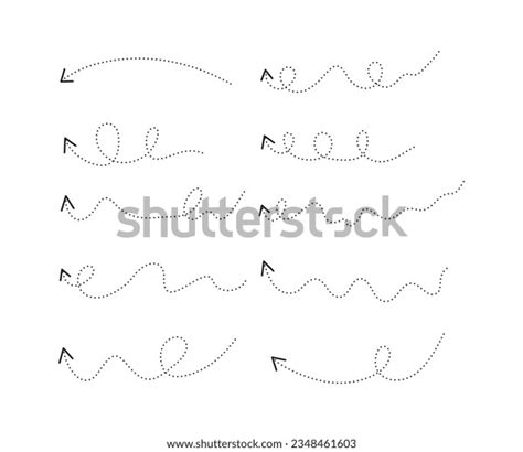 Doted Arrow Over 213 Royalty Free Licensable Stock Vectors And Vector