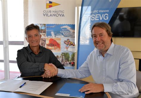 El campus de la UPC de Vilanova y el Club Nàutic de Vilanova han