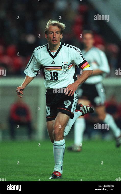 Jurgen Klinsmann Germany And Tottenham Hotspur Fc 22 June 1998 Stock