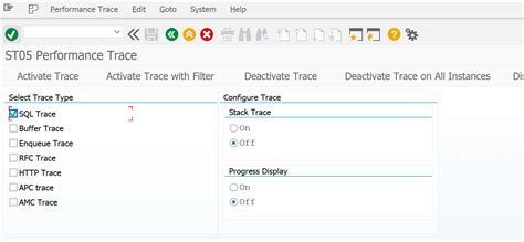 ST SQL Performance Tracing Saptechnicalguru Com
