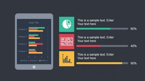Tablet Illustration For PowerPoint Slide SlideModel