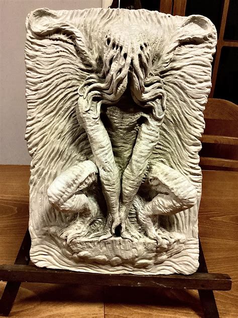 Heres A Bas Relief Of The Great Cthulhu I Made R Cthulhu