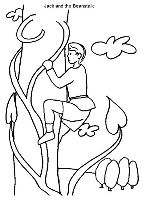 Free Jack And The Beanstalk Coloring Pages Download Free Jack And The