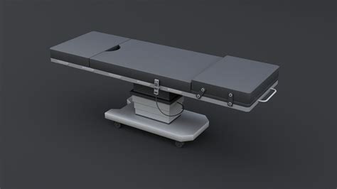 3d Model Modular Surgery Bed Vr Ar Low Poly Cgtrader