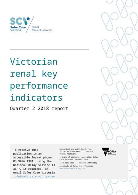 Docx Victorian Renal Key Performance Indicators · Web Viewthe Renal