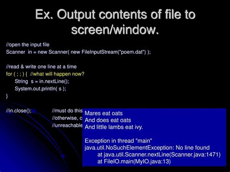 File I O Input And Output Ppt Download