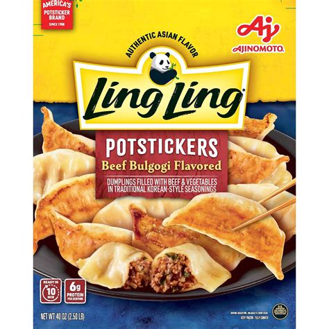 Ling Ling Beef Bulgogi Flavored Potstickers Frozen 40 Oz