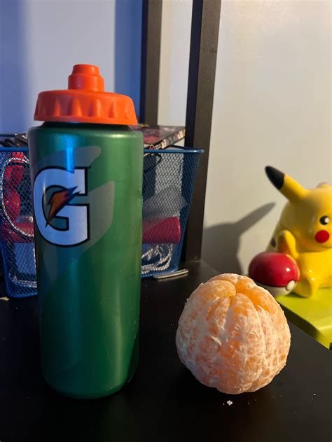 Big Orange Gatorade Bottle For Scale Rfruit
