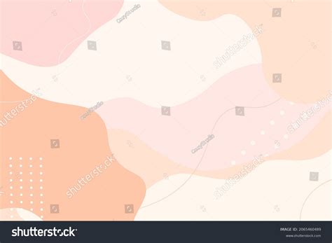 Aesthetic Stylish Templates Organic Abstract Shapes Stock Vector Royalty Free