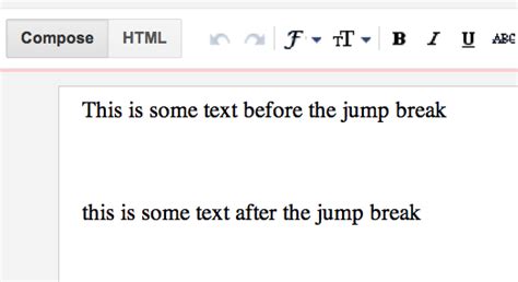 How To Add A Page Break Jump Break In Blogger My Blogger Lab