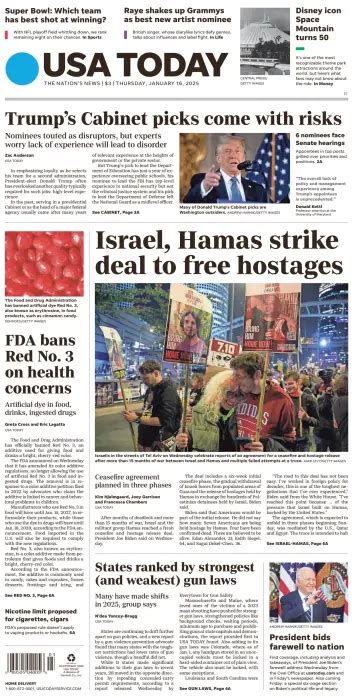 Usa Today Us Edition Newspaper Subscription Pressreader