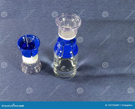 A Medical Device For Mixing Medications Stock Image Image Of Cover
