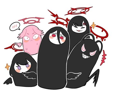 Koharu Hasumi Ichika Tsurugi Mashiro And More Blue Archive Drawn By Joacy Danbooru