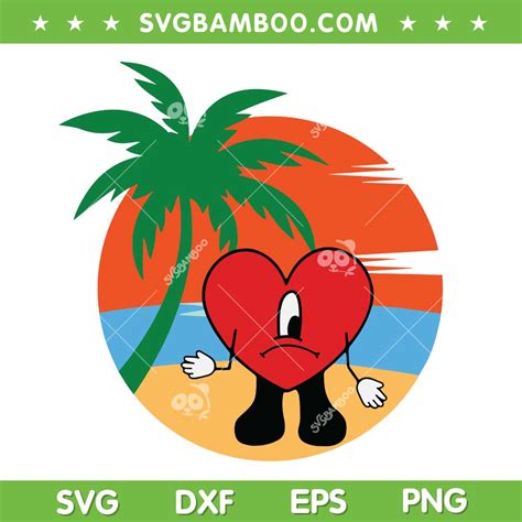Vacation Bad Bunny Svg Png