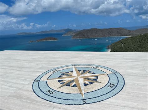 Orbit Mosaic Medallion Compass Compass Mozaico