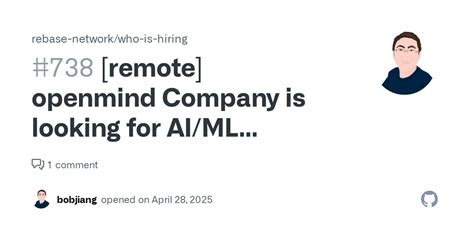 Remote Openmind Company Is Looking For Aiml Engineer Autonomous