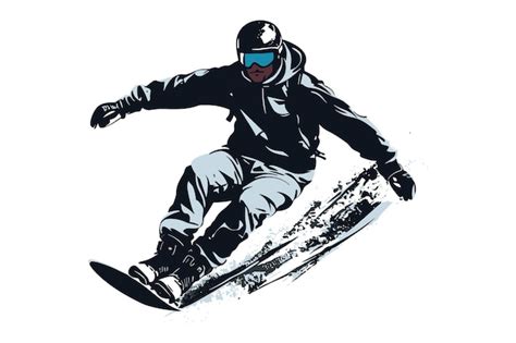 Premium Vector Winter Ice Snow Sports Silhouette Vector