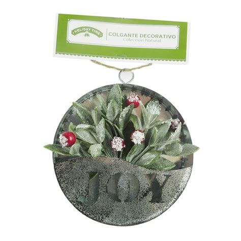Colgante Decorativo Holiday Time Natural Joy WH H Walmart