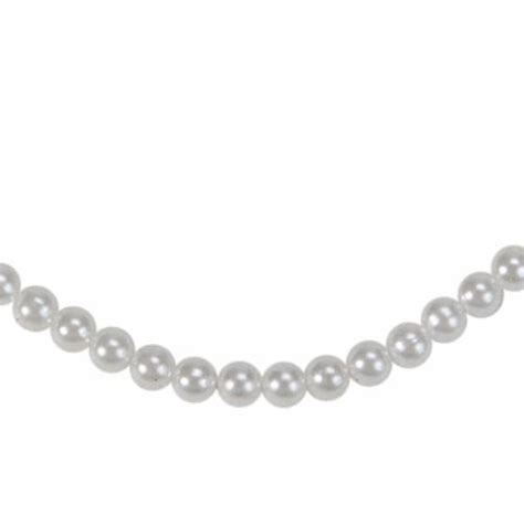 Northlight 15 X 25 White Pearl Beaded Christmas Garland 1 Kroger