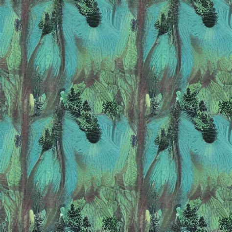 Pine Trees Fractals Love And Glass · Creative Fabrica
