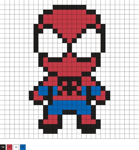 Spider Man Perler Beads 10 Free Patterns Diy Candy