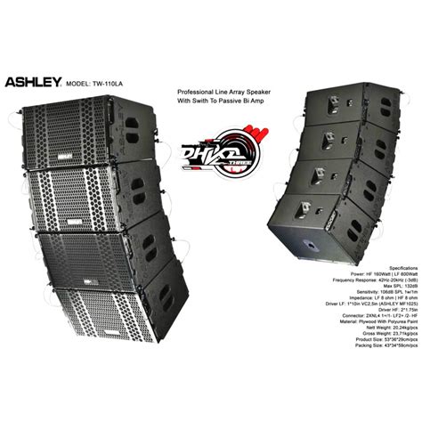 Jual SPEAKER LINE ARRAY ASHLEY TW 110LA ORIGINAL SPEAKER ASHLEY TW