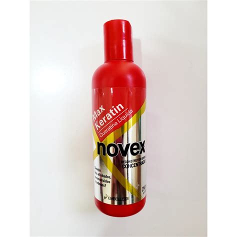 Queratina Líquida Max Keratin Novex 250ml Shopee Brasil