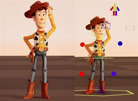 Sheriff Woody Rig Free D Model Unreal Control Rig Free D Model Animated Rigged CGTrader