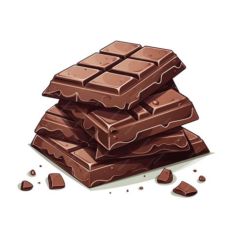 Premium Vector Chocolate Cocoa Food Vector Sweet Dessert Illustration