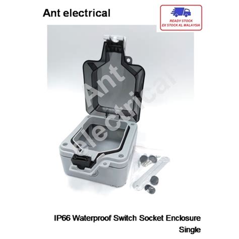 Heavy Duty Ip66 Waterproof Outdoor Switch Socket Casing Single