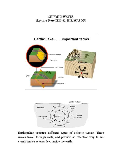 Seismic Waves Pdf Seismology Waves