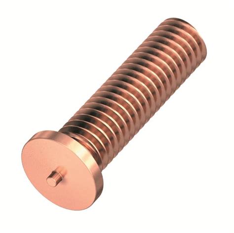 Metric Flanged Mild Steel Capacitor Discharge Weld Studs On Keystone