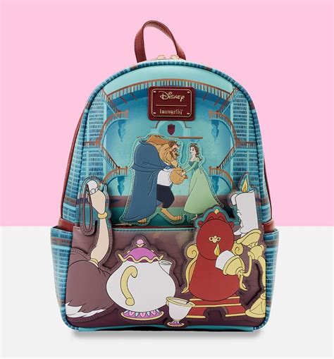 Loungefly Disney Beauty And The Beast Library Scene Mini Backpack