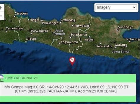 Berita Dan Informasi Gempa Pacitan Terkini Dan Terbaru Hari Ini Detikcom